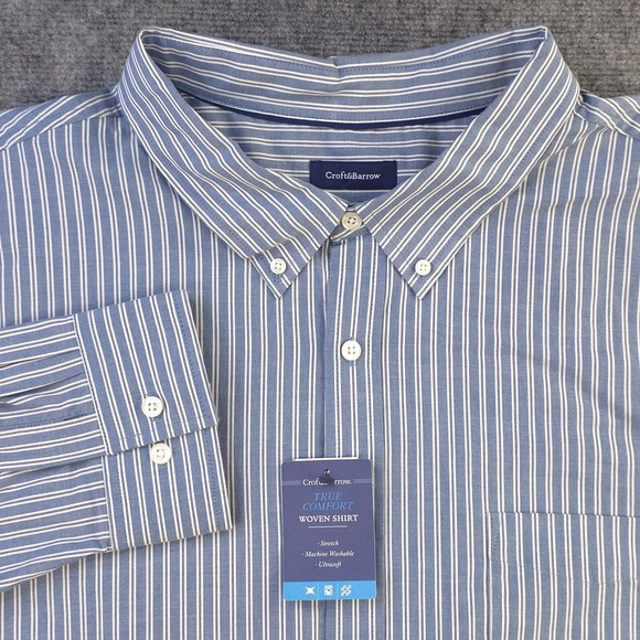 croft & barrow | Shirts | New Croft Barrow Shirt 4xb Stretch Long ...